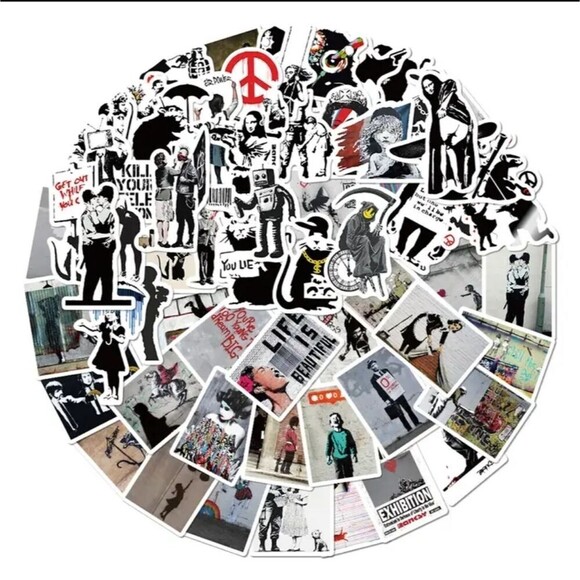 Other | Banksy Sticker Bundle Diy Decal Graffiti Sticker Bundle Street ...